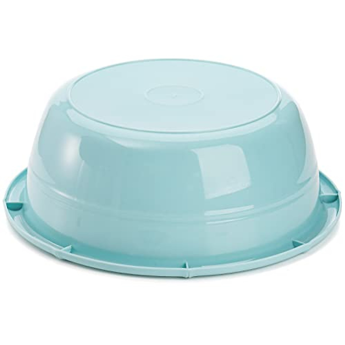 Peohud 8 Pack Plastic Wash Basin, 5 Quart Stackable Dish Pan, Round Vegetable Fruit Wash Pan Dish Tub for Home Kitchen Camping Outdoor Indoor, 12 Inch