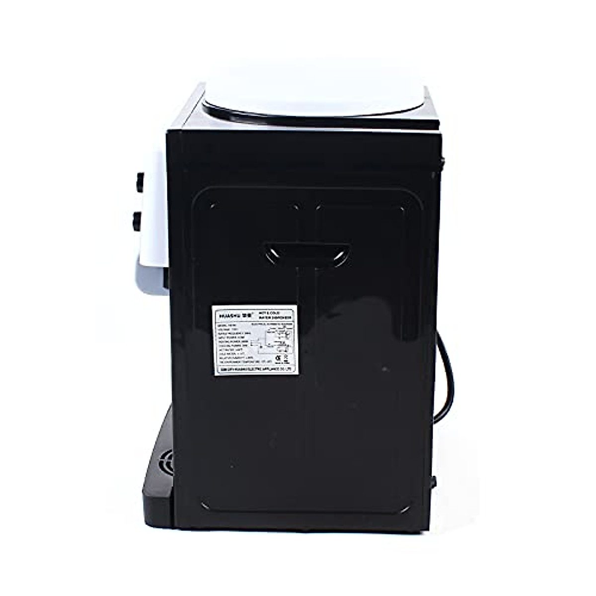 550W Top Loading Countertop Water Dispenser Desktop Electric Hot and Cold Water Cooler Dispenser for Home Office Coffee Bar, 3.5L-18.9L (European White)