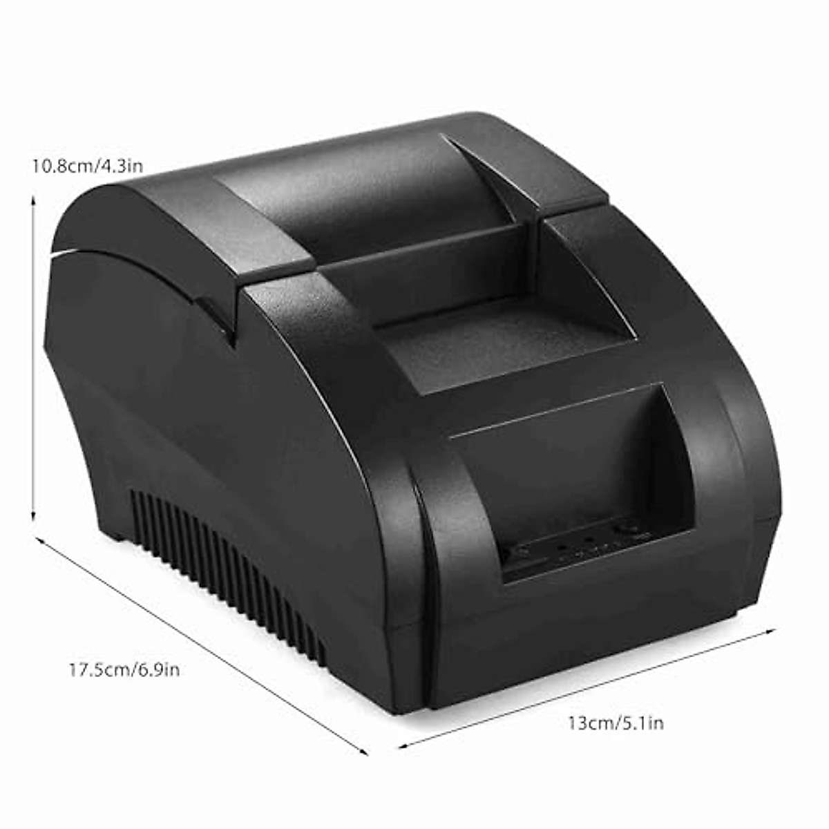 YDuupxe 58mm POS 5890k Thermal Receipt Printer USB Cash Register No Need for Ribbons Ink Cartridge Printing Equipment Used for Restaurant Personal Bill (US Plug)