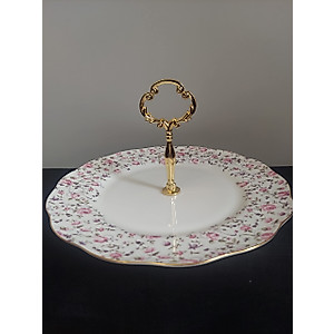 Royal Albert Rose Confetti Handled Serving Tray