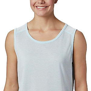 Columbia Women's Kickin It Tank Shirt, Spring Blue, X-Small