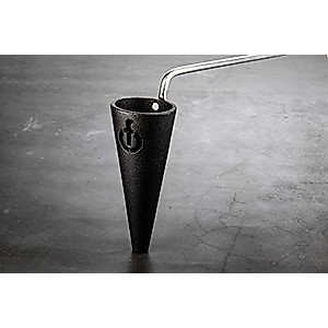 Forged Churrasco Flambadou, Cast Iron, Olive Wood