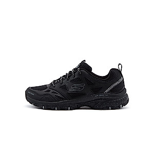 Skechers Womens Hillcrest Pure Escapade Trail Black Athletic Hiking Shoes 7.5
