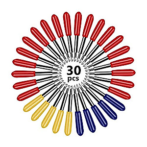 30 Pcs Replacement Blades for Explore Air 2 Blade for Maker Expression Vinyl Cutter Machines Needle for Vinyl 30 Degree 45 Degree 60 Degree Cutting Plotter Blades