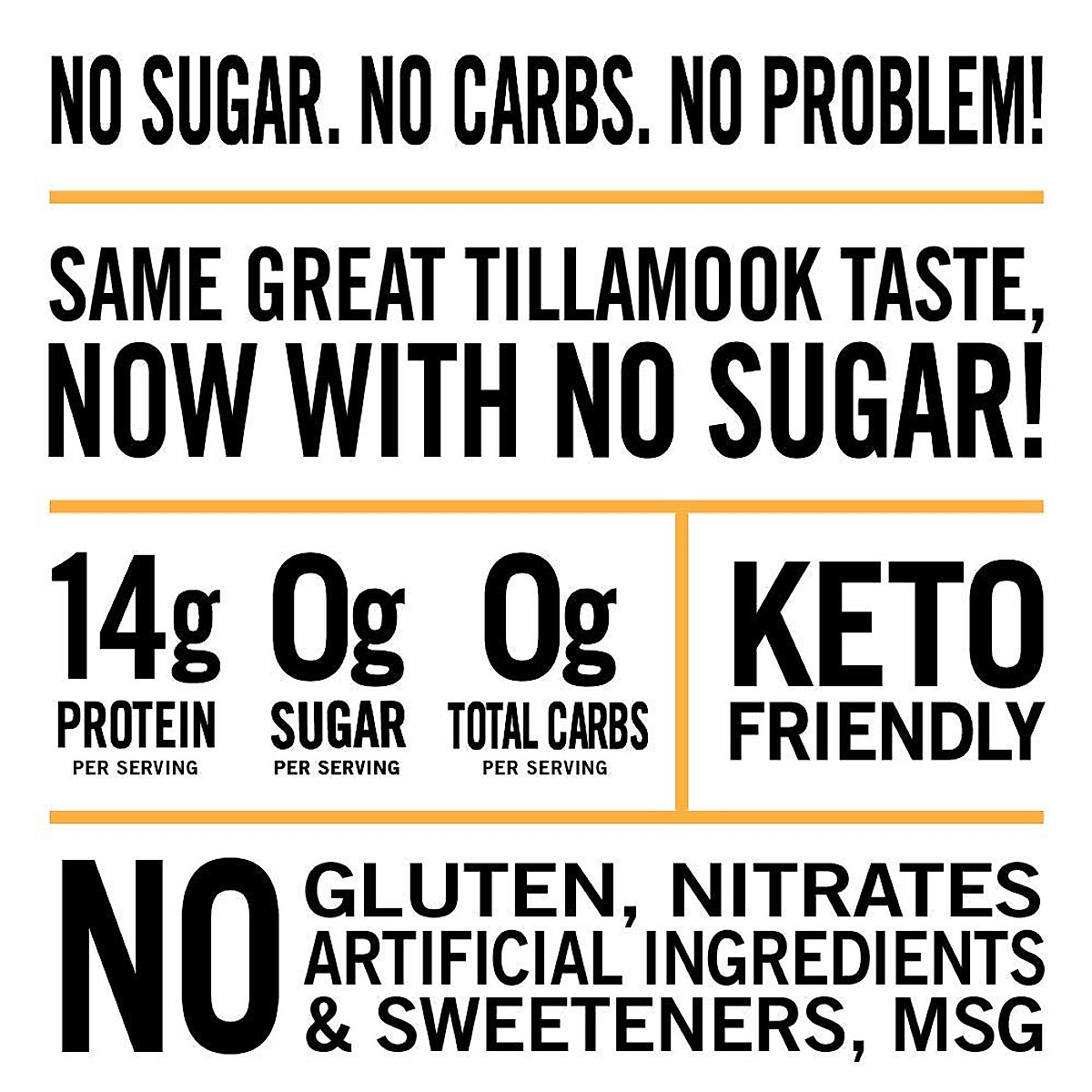 Tillamook Country Smoker Keto Friendly Zero Sugar Beef Jerky, Black Pepper, 2.2 Ounce (Pack of 4)