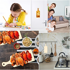 36 Pcs Wooden Mini Cutting Board with Handle Unfinished Wood Craft Mini Charcuterie Boards Paddle Blank Small Chopping Board for DIY Kitchen Cooking Vegetables Decor (9.4 x 3.5 Inch)