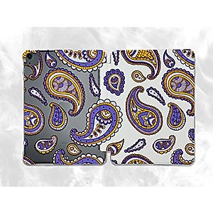 Abstract Purple Yellow Art case Compatible with iPad Mini Air Pro 7.9 8.3 9.7 10.2 10.9 11 12.9 inch Pattern Cover New 2022 2021 Trifold Stand 3 4 5 6 7 8 9 Generation 471 (11" Pro 1/2/3 gen)