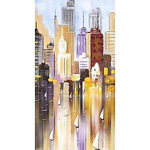 Window Film Window Decal Window Film Privacy Frosted Glass Sticker Birds Building Decoration Adhesive Sticker for Home Privacy Window Decal (Size : 60x120cm)