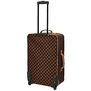 American Flyer Luggage Signature 4 Piece Set, telescoping_handle, Chocolate Gold, One Size