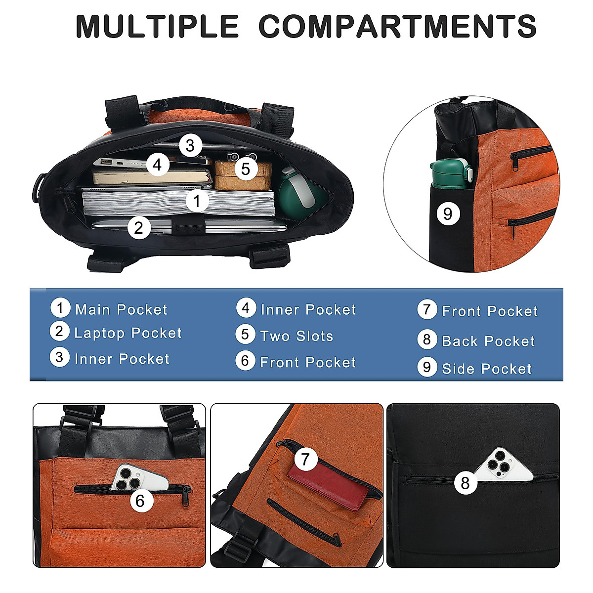 BASICPOWER Backpack Purse for Women Convertible Laptop Tote Work Bag Nurse Teacher Bag for Travel