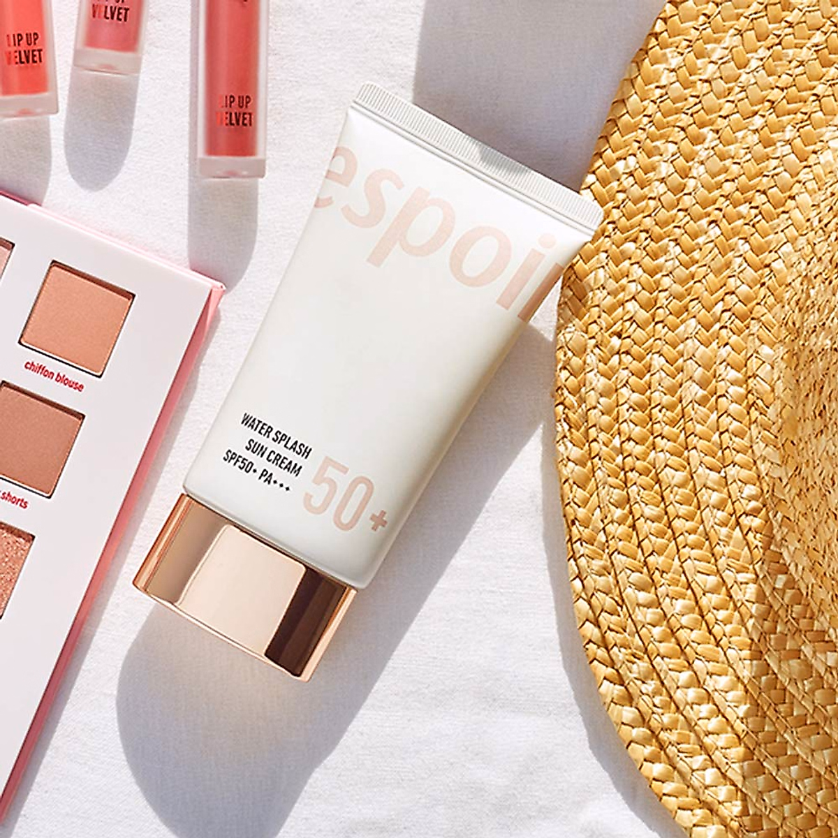 ESPOIR Water Splash Sun Cream Original 60ml SPF50+PA+++ | Water Droplet-Bursting Moisture Bomb Sunscreen For a Refreshing Feeling Up While Keeping the Moisture | Korean Makeup