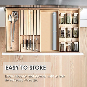 31.5" x 23.6" Extra Large Silicone Mat for Resin Casting, Crafts and Epoxy, Nonstick Silicone Sheet for Jewelry Casting Molds, Countertop Protector Mat Heat Resistant Placemats by Foepoge, Gray