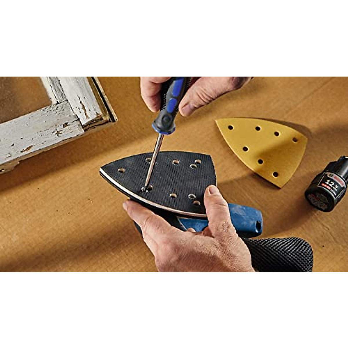 BOSCH GSS12V-40N 12V Max Brushless Sheet Orbital Finishing Sander (Bare Tool)