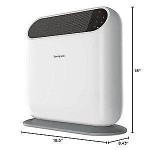 Honeywell ThermaWave 6 Ceramic Technology Space Heater, White – Ceramic Heater with Programmable Thermostat