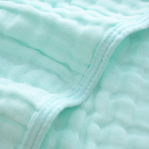 Muslin Burp Cloths - Baby Burp Cloth Sets for Unisex. 5 Pack Large Perfect for Newborn Baby Burping Cloths/Burp Bibs. Baby Burping Rags for Boys and Girls (Green)