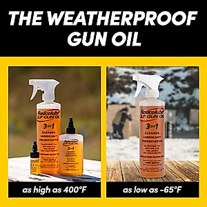 3-in-1 CLP Gun Oil, Lubricates & Preserves All Types of Firearms, Military-Grade Gun Cleaner, Revolutionary Gun Cleaning Kit Must-Have, 1 Pint Gun Cleaner Spray - Radcolube