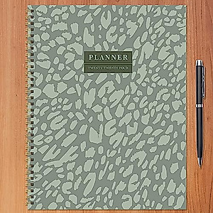 TF PUBLISHING 2024 Wild Sage Large Weekly Monthly Planner | Monthly Life Planner for Women with 2 Page Spreads | 12 Month Calendar and Planning Prompts | Planner for School or Work | 9"x11"