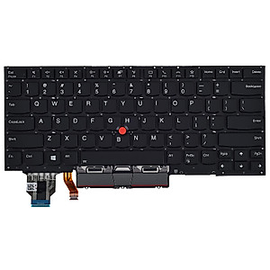 Replacement Keyboard for Lenovo ThinkPad X1 Carbon Gen 7th 2019, ThinkPad X1 Carbon Gen 8th 2020 Laptop, ThinkPad X1 Yoga Gen 4 2019 & X1 Yoga Gen 5 2020 with Backlit US Layout