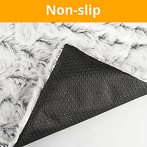 Petace Self Warming Cat Bed, 24" x 18" Ultra Soft Cat Dog Pet Heating Pad for Indoor Outdoor, Non-Slip Heated Cat Mat Thermal Blanket