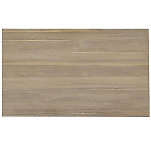 KoiHome 6-Piece Retro H-Shaped Support Design Dining, 4 Chairs with Soft Cushions Bench, Kitchen Table Set for Home/Restaurant Furniture (Natural Wood Wash)