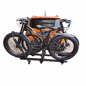 MAXXHAUL 50606 Hitch Style 2-Bike Carrier Platform Style Rack for Standard, Fat Tire, Electric Bikes 2" Hitch Receiver - 66 lbs Weight Capacity Per Bike
