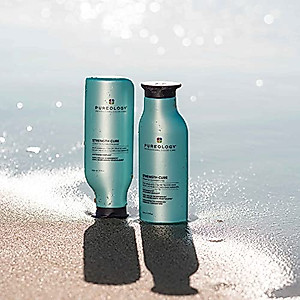 Pureology Strength Cure Strengthening Shampoo & Conditioner Bundle | For Damaged, Color Treated Hair | Sulfate-Free | Vegan | Updated Packaging | 9 Fl. Oz.