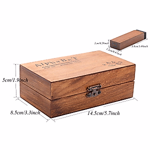 Rubber Stamp Letters Alphabets, Dedoot 70 pcs Alphabet Stamps for Pottery Vintage Wooden Number and Letter Symbol Alphabet Mini Stamps for Clay Crafts, Card Making, Kids Painting