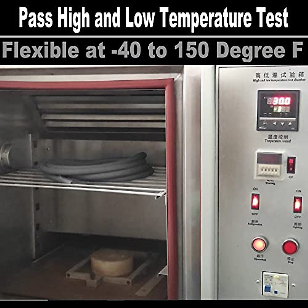 YOTOO Hybrid Air Hose 1/4-Inch by 50-Feet 300 PSI Heavy Duty, Lightweight, Kink Resistant, All-Weather Flexibility with 1/4-Inch Industrial Air Fittings and Bend Restrictors, Gray