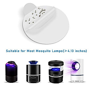 Mosquito Trap Sticky Refillable Glue Boards 12 Pack, 4.13" Fits Most Models Indoor Mosquito Killer Lamp