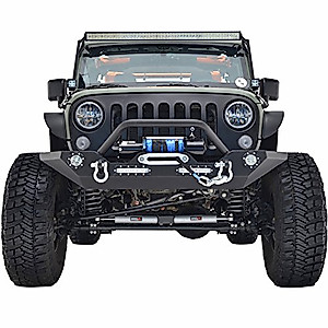 Paramount Restyling 51-0451 Black 50" LED Bar Mount Kit with Lower mounting tabs (Jeep Wrangler JK)