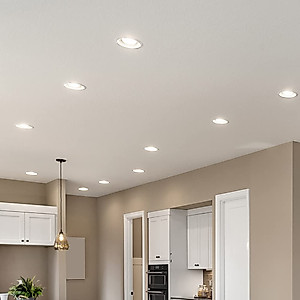 Maxxima LED 75 Watt Equivalent BR30 Indoor Recessed Floodlight Can Light Bulb - Flicker-Free Dimmable, 11 Watt 3000k Warm White Bulb, 950 Lumens, Energy Star - 4 Pack