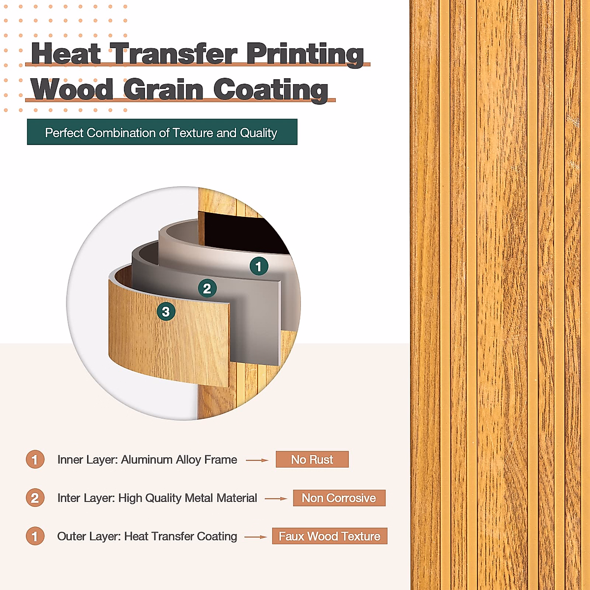 YOLENY 10'x12' Hardtop Gazebo, Wooden Finish Coated Aluminum Frame Canopy with Galvanized Steel Roof, Outdoor Metal Gazebos with Curtains and Nettings for Patio, Backyard, Deck and Lawns