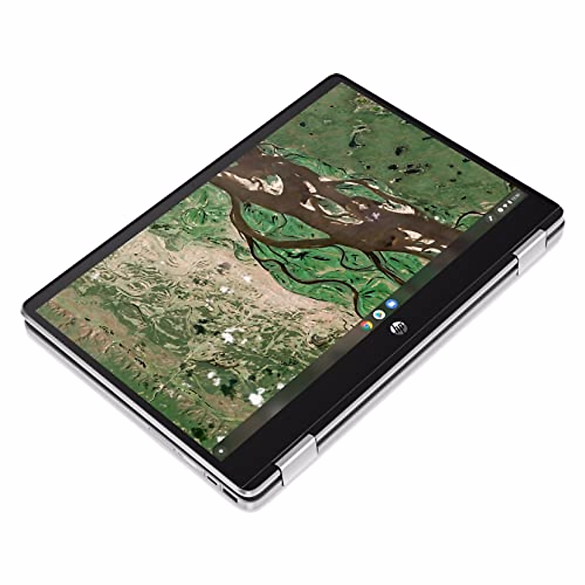 HP Chromebook x360 14b-cb0097nr 14" Touchscreen HD Display, Intel Pentium Silver N6000 8GB RAM 128GB eMMC, Natural Silver, Chrome OS (Renewed)