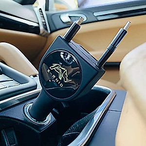 Retractable Car Charger, Fast Charge 3.1A 47W, Retractable Cables (3Ft) and 2 USB Ports Car Charger Adapter, Compatible with iPhone & Android Cell Phones,Car Accessories Interior