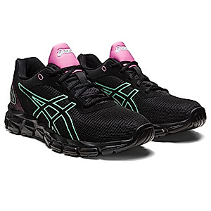ASICS Women's Gel-Quantum Lyte II Sportstyle Shoes, 10, Black/ICE Green