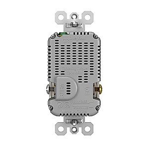 Legrand radiant R26USBPDW 15 Amp Tamper-Resistant Decorator Duplex Receptacle Outlet with Ultra Fast USB C/C 6.0A Charging Ports PLUS 30W Power Delivery, White (1 Count)