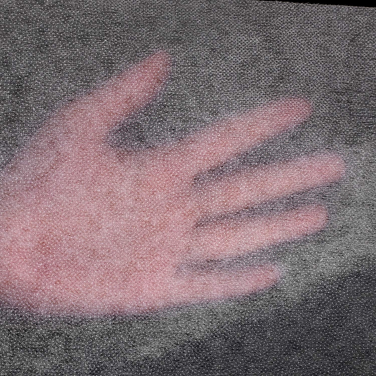 Fusible Interfacing, Non-Woven Polyester Interfacing Fabric Single-Sided Iron on Interfacing for DIY Supplies (60 Inch x 4 Yards, White)