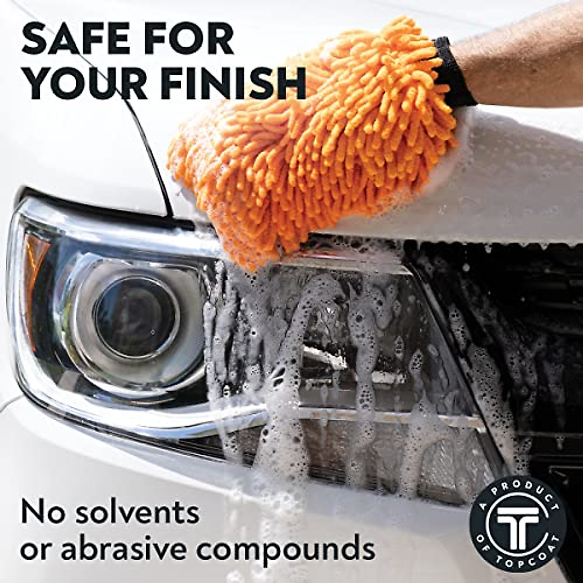 TopCoat PolyWash - Concentrated, Water-Based Car Wash - Exterior Care Products - Car Cleaner Prep for F11 16-Ounce Bottle