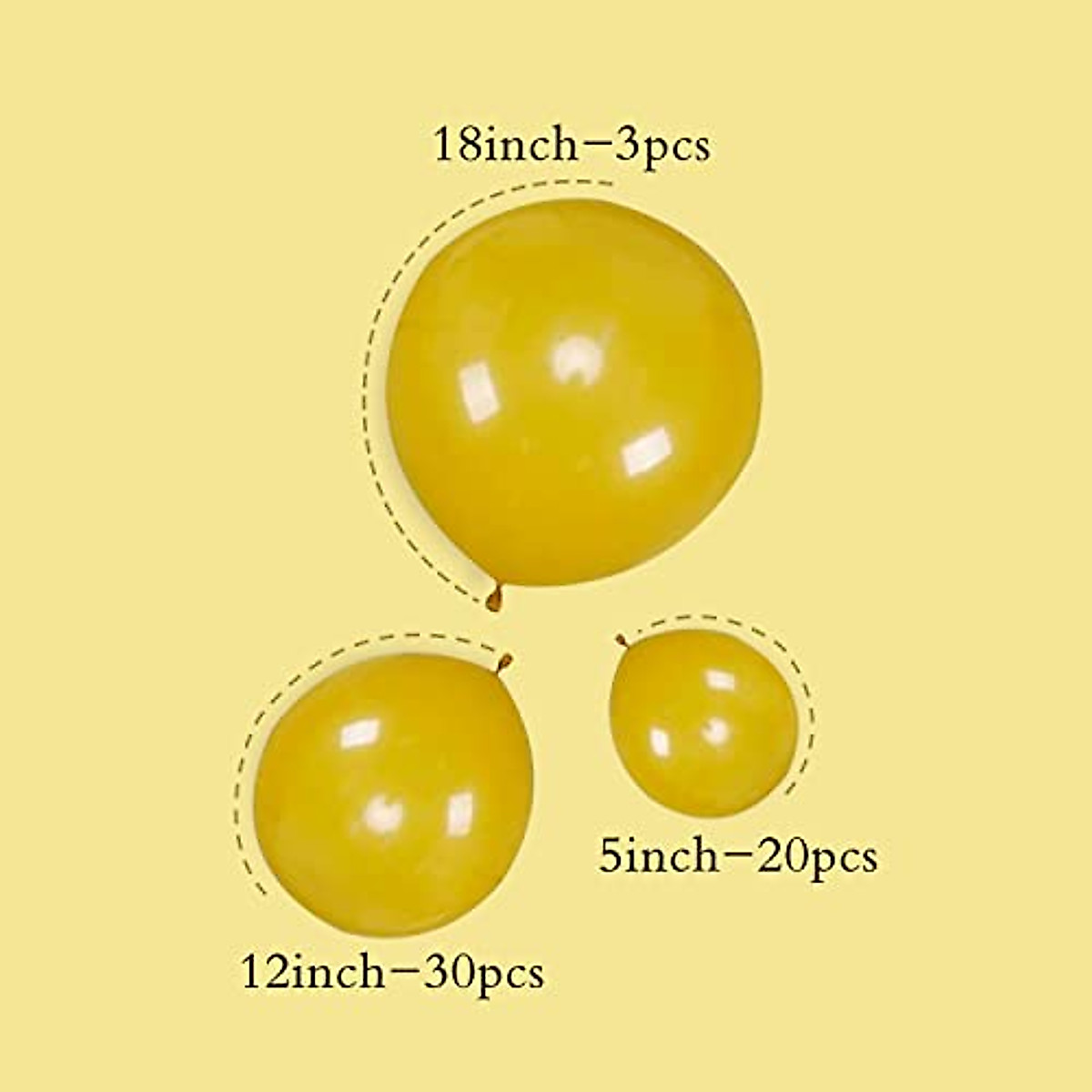 Mustard Balloons: Vintage Birthday & Baby Shower Decor