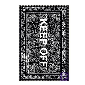 Keep Off Rug, for Living Room, Fan Carpet, Off White Rug, Keep Off, Keep Off Carpet, Popular Rug, Themed Rug, Cool Rug Decor,for Bedroom Rug p440 (2.6x3.9 feet - 80x120 cm)