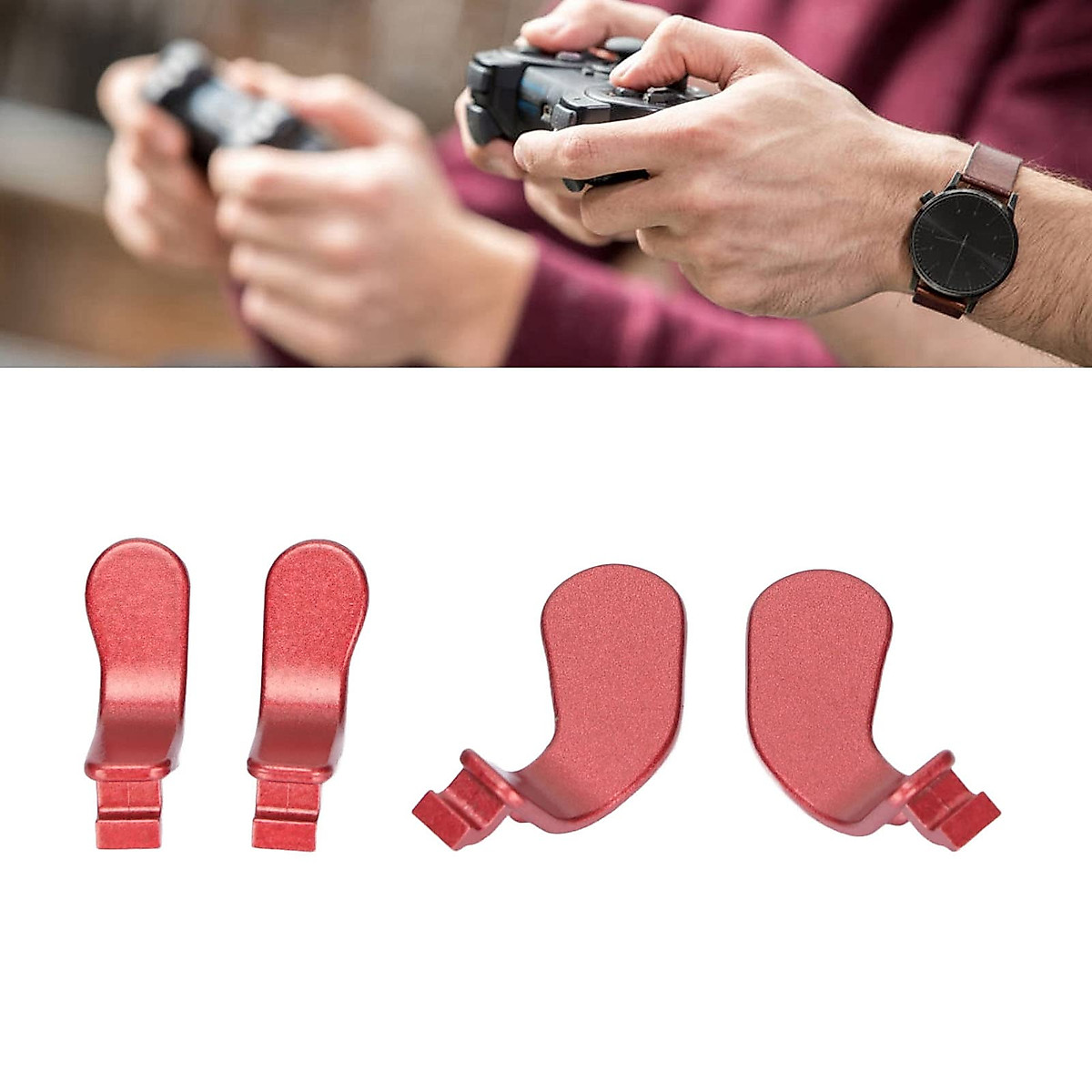 Kafuty-1 4pcs Elite Controller Paddles,Metal Stainless Steel Interchangeable Paddles,Replacement Controller Parts for Xbox One Elite Series 2