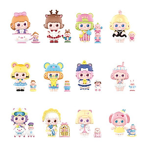 POP MART Minico My Little Princess Series 12PC Exclusive Action Figure Box Toy Bulk Box Popular Collectible Art Toy Cute Figure Creative Gift, for Christmas Birthday Party Holiday