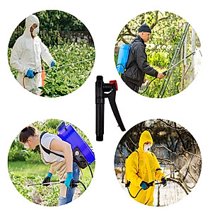 1 Pcs Pump Action Pressure Sprayer Greenwood Backpack Sprayer Parts Trigger Sprayer Handle Parts Garden Sprayer Handle Trigger Gun Sprayer Handle Pump Sprayer Wand Replacement