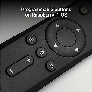 Argon IR Remote for Argon Raspberry Pi 4 Cases | with Programmable Buttons and Safe Shutdown | AAA Battery not Included