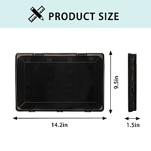 Risou Toys Organizer Storage case Compatible with Hot Wheels Car,Container for Matchbox Cars,Mini Toys,Small Dolls，Carrying Box for Hotwheels Car，Plastic Material(Box Only)