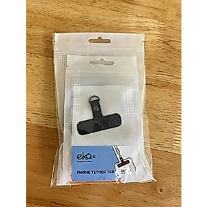 EKAX Adjustable Nylon Lanyard with Double Hook & PU Leather Clip, Universal Cell Phone Lanyard, Neck Hanging Adjustable Shoulder Strap for Phone Cases, ID Badges, Cameras, Keys(Midnight Blue)