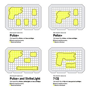 Taser Device Storage Case by Plano All Weather Heavy Duty with Customizable Pluck to Fit Foam
