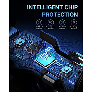 USB C Car Charger for Samsung Galaxy S22/S22 Ultra/S22+, EHO 95W PD3.0 PPS 45W 25W Super Fast Charging Dual USB C Car Charger QC3.0 30W Cigarette Lighter Adapter for Laptops, Tablets, iPhone, MacBook