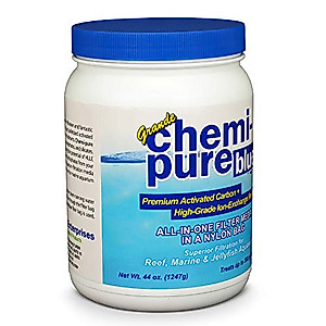 Boyd Enterprises CPBLU44 Chemi-Pure Blue Grande Aquarium Filtration, 44 oz, Black