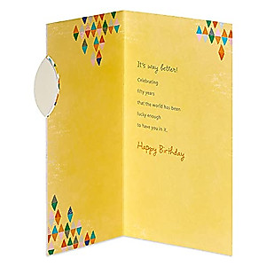 American Greetings 50th Birthday Card (Way Better)